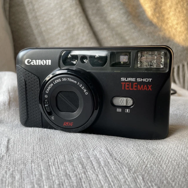 CANON SURE SHOT TeleMax 35mm Film Point and Shoot Camera - Tested £52. ...