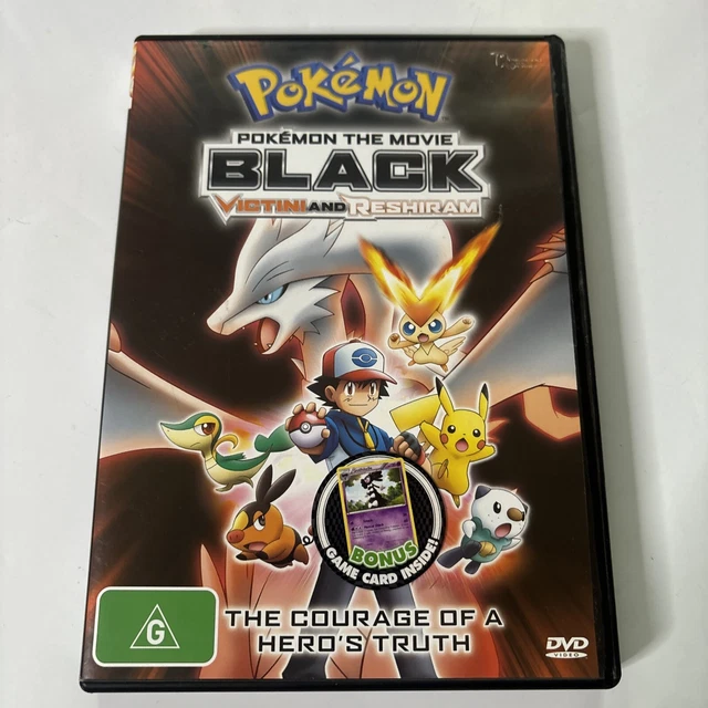 POKEMON THE MOVIE - Black: Victini and Reshiram (DVD, 2011) Region 4 ...