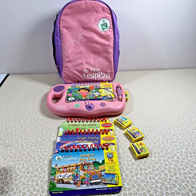 LEAPFROG MY FIRST LeapPad Learning System With 4 Books Cartridges ...
