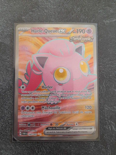 CARTE POKÉMON HURLE-QUEUE EX FA 197/167 / Mascarade Crépusculaire EV6 ...