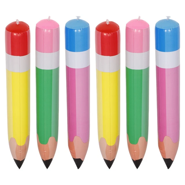 WELCOME BACK TO School Decorations Inflatable Crayons Jumbo £14.68 ...