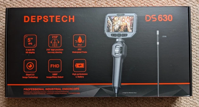 TELECAMERA DI ISPEZIONE endoscopio articolato bidirezionale DEPSTECH ...