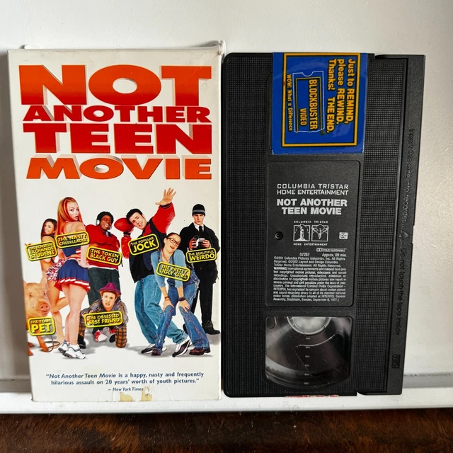 NOT ANOTHER TEEN Movie 2001 VHS Tape Columbia Pictures Chyler Leigh ... NOT ANOTHER TEEN Movie 2001 VHS Tape Columbia Pictures Chyler Leigh ...