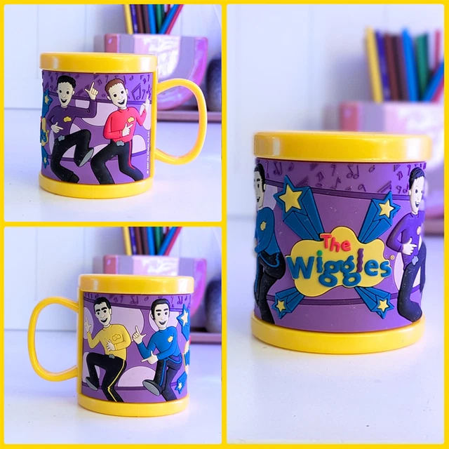 WIGGLES ORIGINAL CAST Members Plastic 3D Embossed Drinking Mug Cup ...