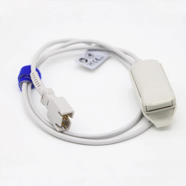 REUSABLE SPO2 SENSOR Probe Compatible with Adult Mindray Masimo PM-6800 ...