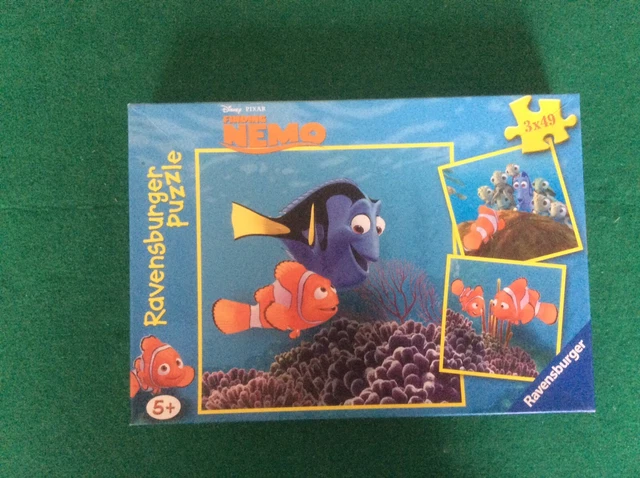 RAVENSBURGER FINDING NEMO 3nr 49piece Jigsaw Puzzles. Age 5+. Preloved ...