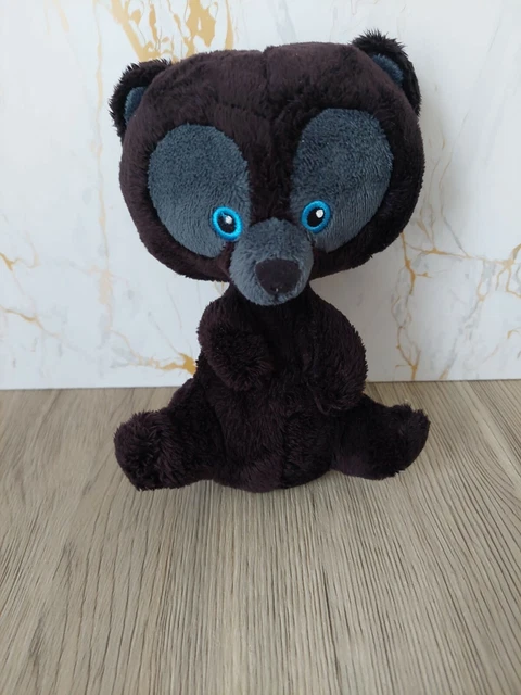 DISNEY STORE BRAVE Bear Cub Hubert Black Soft Plush Toy 8” Pixar Merida ...