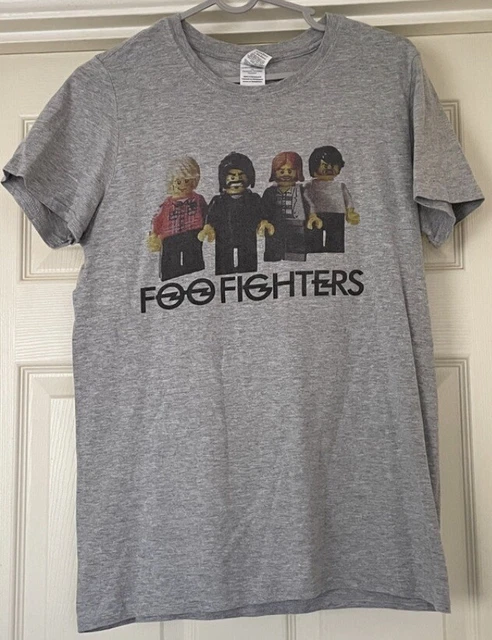 FOO FIGHTERS T Shirt Rock Band Merch Tee Lego Design Size Small Dave ...