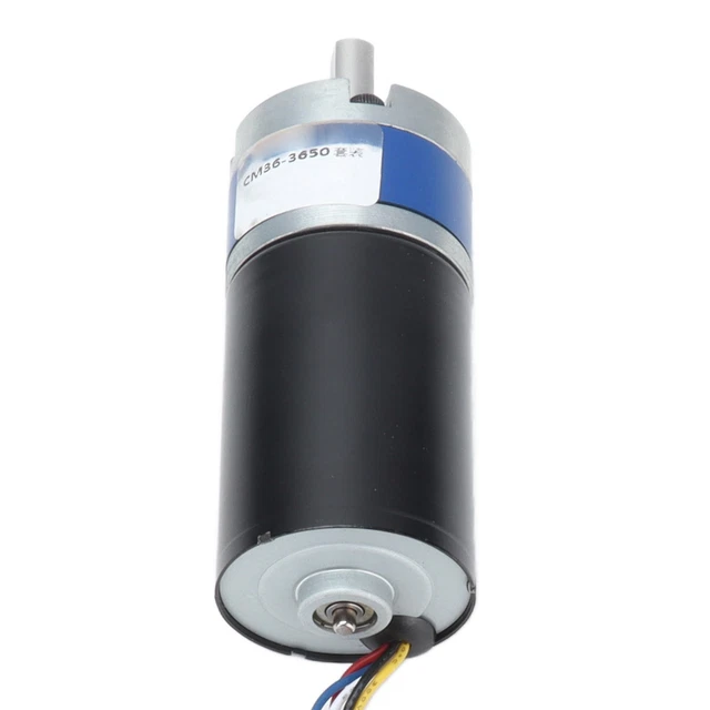 12RPM GEAR MOTOR Speed Reduction Planetary Brushless D Shaft DC 12V Set ...