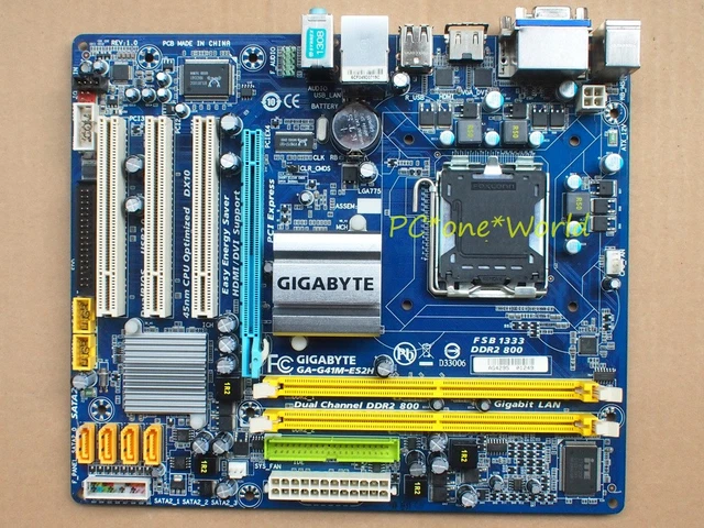 GIGABYTE GA-G41M-ES2H V1.0 motherboard Socket 775 DDR2 Intel G41 100% working £90.77 - PicClick UK