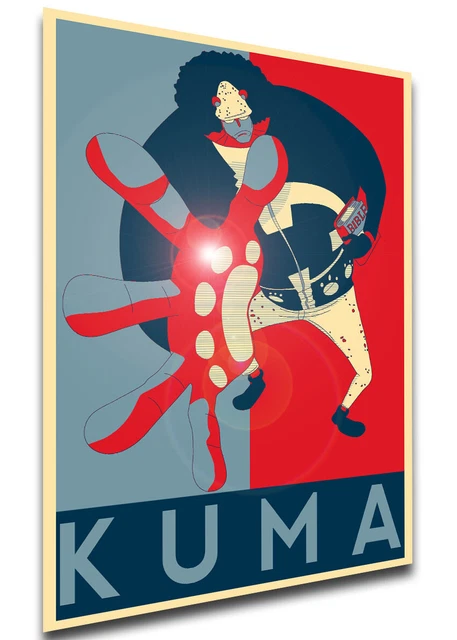 POSTER PROPAGANDA - One Piece - Bartholomew Kuma EUR 6,90 - PicClick FR