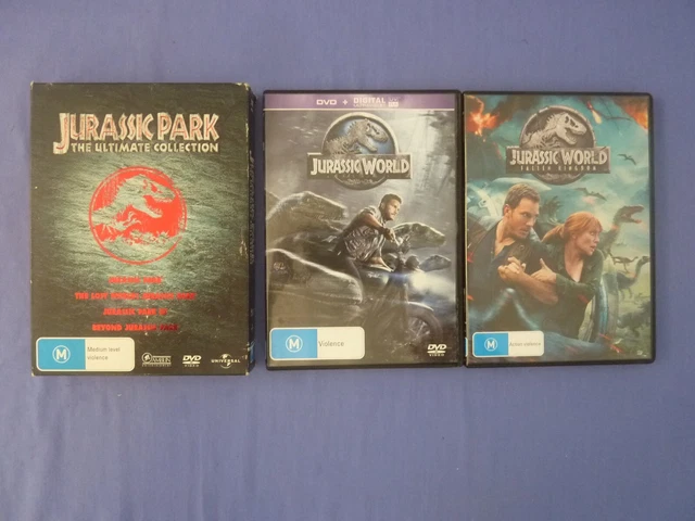 Jurassic Park Ultimate Collection Trilogy 1 2 3 World Fallen Dvd R4 Bundle £815 Picclick Uk
