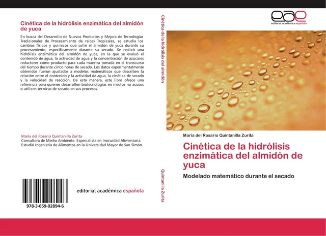 CINÉTICA DE LA hidrólisis enzimática del almidón de yuca | Zurita | Taschenbuch EUR 37,95 ...