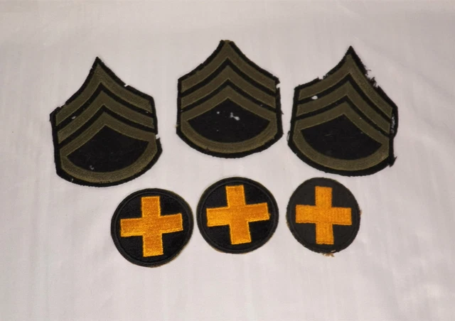 VINTAGE 1950'S ARMY Patches Staff Sergeant/33rd Infantry Brigade $7.99 ...