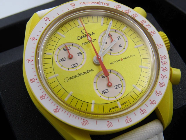 OMEGA X SWATCH Speedmaster Moonswatch - Mission To The Sun - New £505. ...