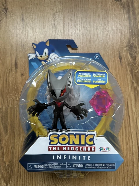 SONIC THE HEDGEHOG Infinite 10cm Posable Figure With Accessory Brand ...