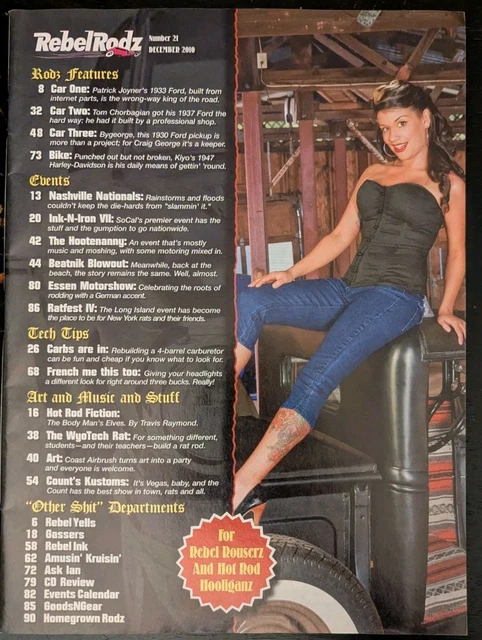 REBEL RODZ MAGAZINE Number 21 December 2010 £8.94 - PicClick UK