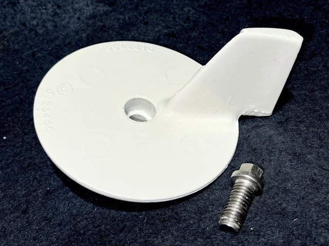 OMC GEARCASE TRIM Tab & Screw 0338742 Johnson Evinrude Outboard 50hp ...