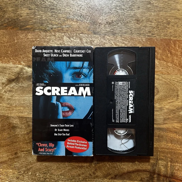 SCREAM VHS LIMITED Wes Craven Neve Campbell Cover Horror 1996 £16.93 ...