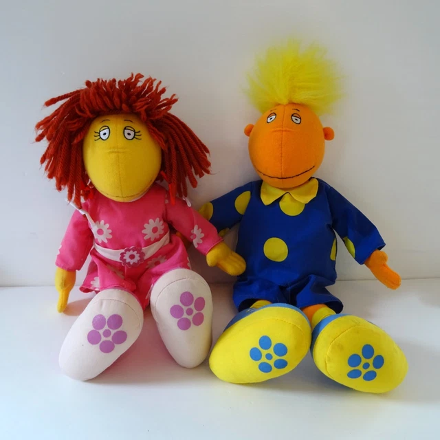 BBC CBEEBIES TWEENIES 'Jake' & 'Fizz' Plush Soft Toys Pair 35cm Vintage ...