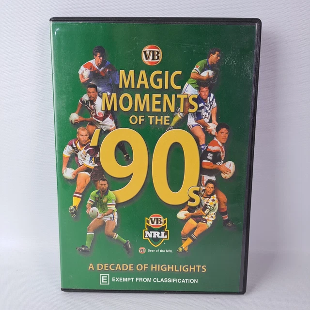 NRL MAGIC MOMENTS Of The '90s: A Decade Of Highlights DVD (Region 4) $4 ...