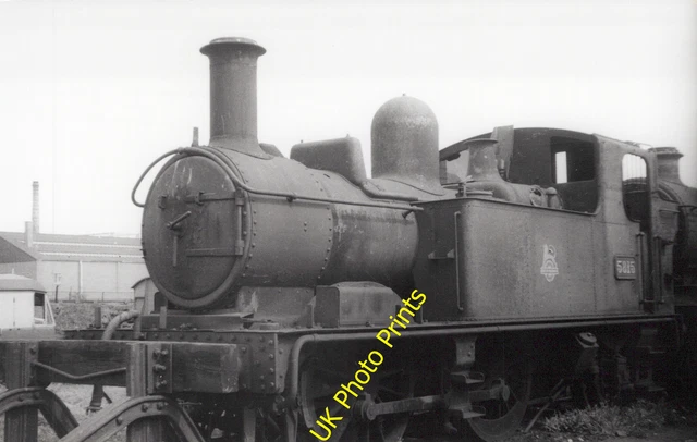 RAILWAY PHOTO 6X4 ex GWR Steam Engine 0-4-2T 5815 Swindon Shed March ...