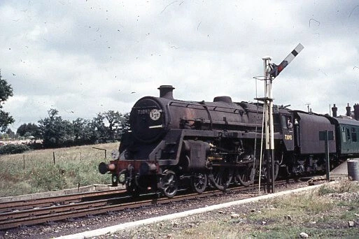 ORIGINAL COLOUR SLIDE of 73093 BR Standard steam loco £4.99 - PicClick UK