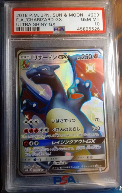 2018 POKEMON JAPANESE Ultra Shiny GX 209/150 FA Charizard Dracaufeu GX PSA 10 EUR 1.299,00 ...
