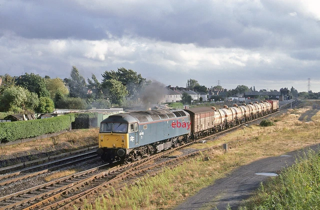 ORIGINAL 35MM SLIDE BR Class 47 no.47145 at Eaglescliffe +rights for ...