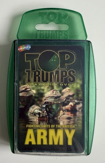 BRITISH ARMY TOP Trumps Fighting Units Of The British Army Top Trumps ...