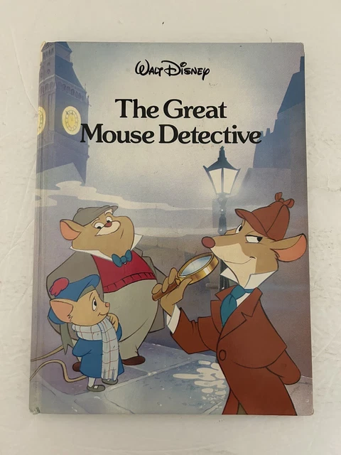 WALT DISNEY THE Great Mouse Detective Vintage 1987 Collectible Large ...