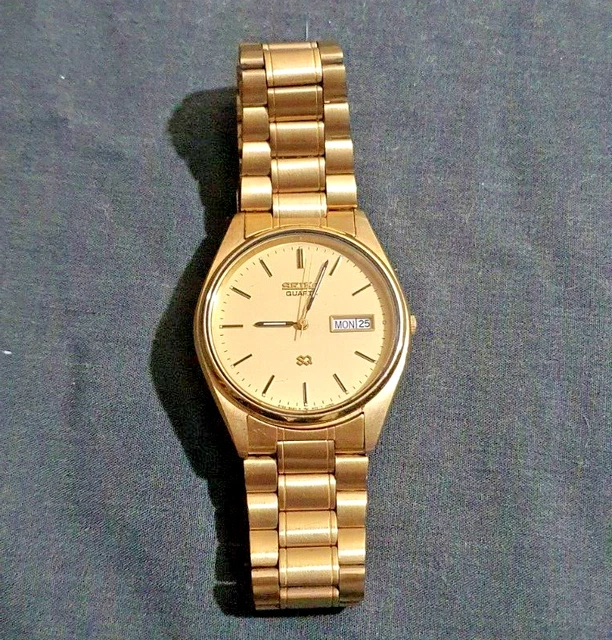 SEIKO VINTAGE WATCH Works Sq 874582 Seiko Japan Wristwatch Original ...