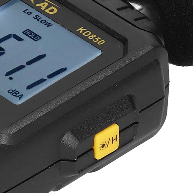 KD850 MULTIFUNCTION SOUND Meter Decibel Monitor Temperature Tester ...