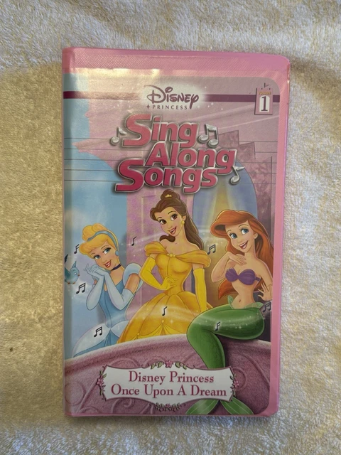 DISNEY PRINCESS SING Along Songs - Vol. 1: Once Upon a Dream (VHS, 2004), rare £8.94 - PicClick UK