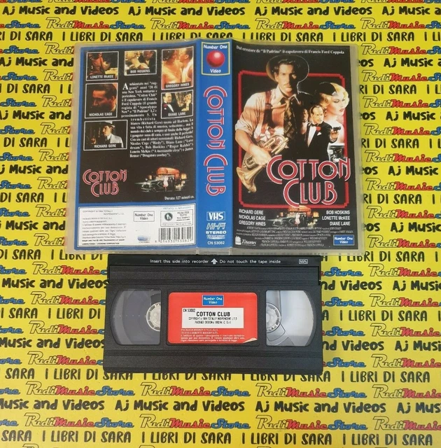 VHS*FILM COTTON CLUB 1993 Richard Gere Nicholas Cage NUMBER ONE 53082 ...