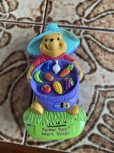 VINTAGE 1997 TIGER Electronics Disney Winnie The Farmer Pooh Smart ...