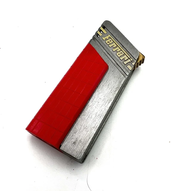 BRIQUET FERRARI FORMULE By Cartier Briquet Fire Cigarette Vintage Rouge ...