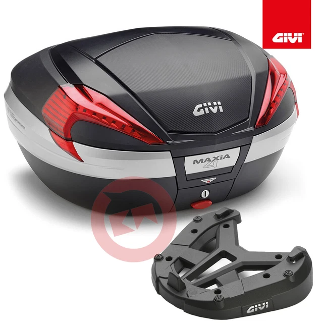 GIVI SET TOP-CASE Maxia Monokey 4 V56NN Plaque 1186FZ M7 Honda ...