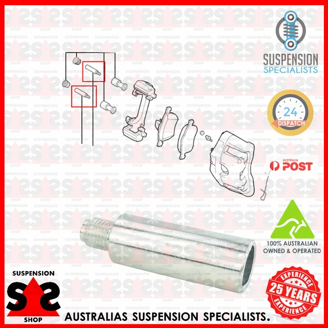 GUIDE BOLT, BRAKE Caliper Suit AUDI SQ5 SQ5 TDI quattro Q5 (8RB) EUR 21 ...