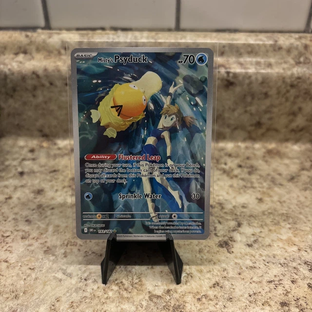 POKÉMON TCG MISTY'S Psyduck IR Destined Rivals English - 193/182 £40.36 ...