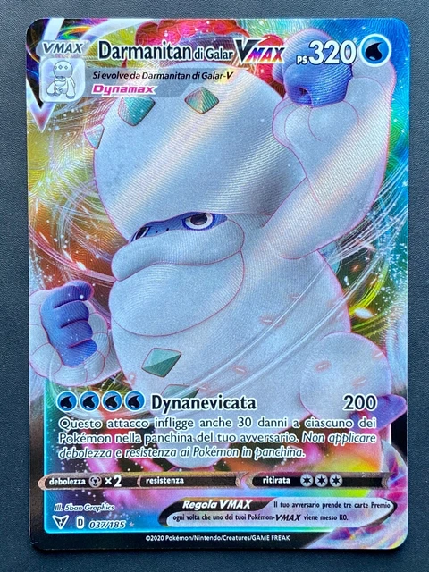 POKEMON - 037/185 DARMANITAN DI GALAR VMAX - Voltaggio Sfolgorante ...