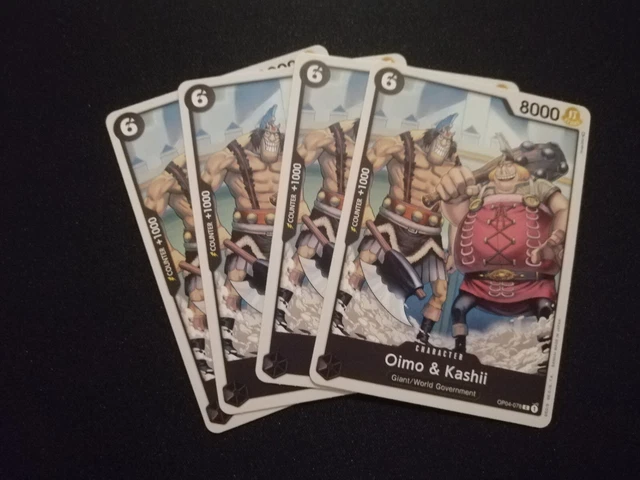 ONE PIECE CARD Game ! Oimo & Kashii OP04-078 (Commune) EUR 2,00 ...