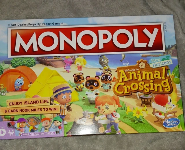 HASBRO GAMING MONOPOLY Animal Crossing New Horizons Edition Board Game ...