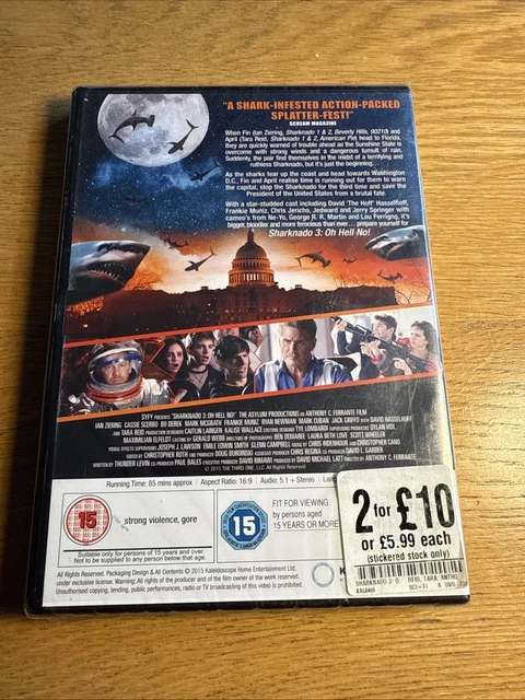 SHARKNADO 3: OH Hell No! New Region 2 Dvd £7.58 - PicClick UK