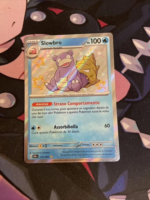 CARTE POKEMON - Slowbro 117/091 Destino Di Paldea Paf Ita Nm Baby Shiny ...