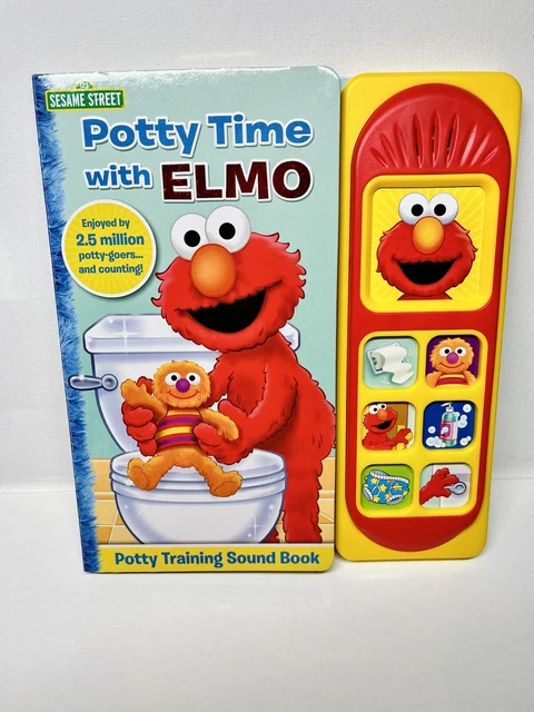 SESAME STREET: POTTY Time with Elmo Potty Training Sound Book by PI ...