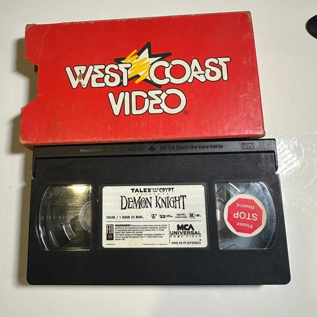 TALES FROM THE Crypt: Demon Knight VHS 1995 MCA Universal Home Video ...