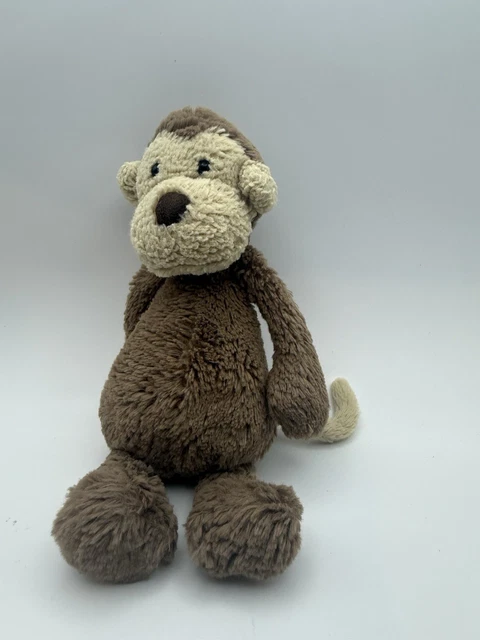JELLYCAT SMALL BASHFUL Monkey Brown Soft Plush 8” £19.33 - PicClick UK