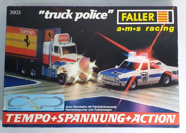 FALLER AMS 3903 Truck Police Komplettset mit FALLER 6016 70er Jahren ...