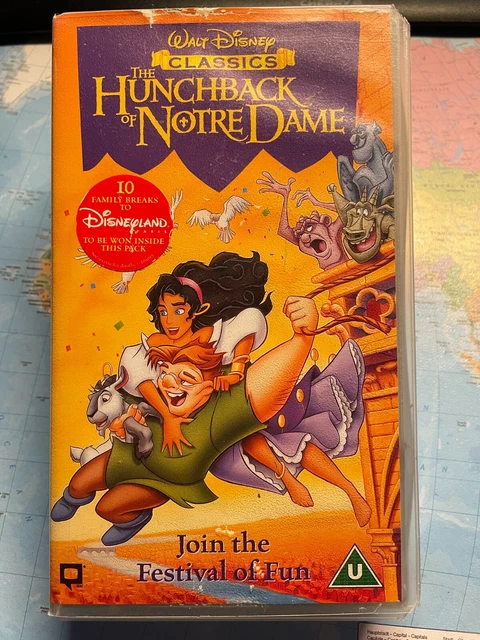WALT DISNEY - VHS - The Hunchback of Notre Dame - English - Top Zustand ...